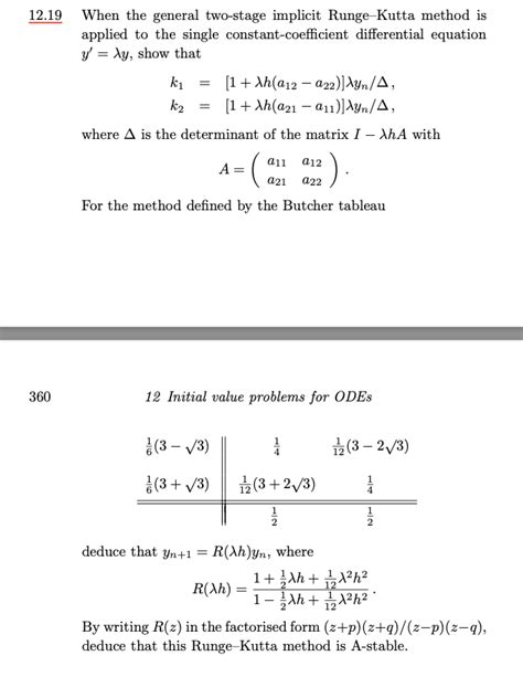 219 When The General Two Stage Implicit Runge Kutta