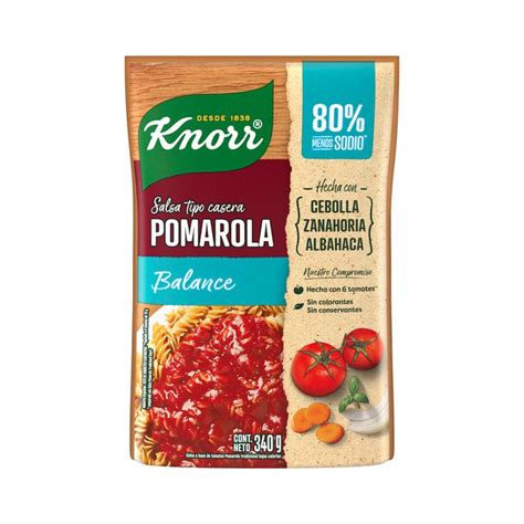 Salsa Pomarola Balance Knorr Dp 340 G Carrefour