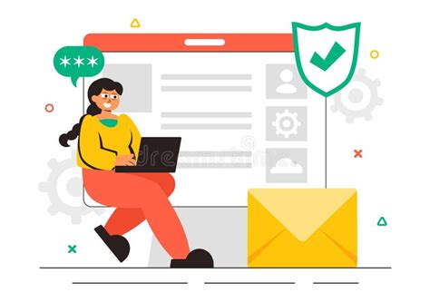 Security Consulting Illustration Featuring Information Technology And