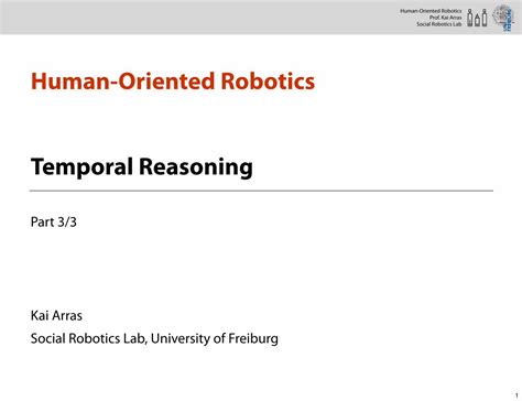 Pdf Human Oriented Robotics Temporal Reasoning Dokumentips