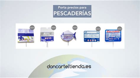Portaprecios Pescadería Carteles Precio Varios Modelos