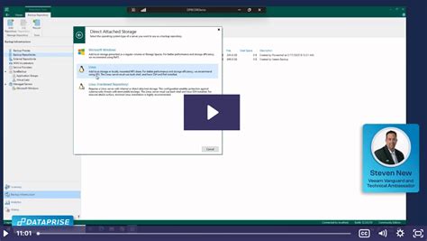 Back To Basics With Veeam How To Create A Standard Backup Repository