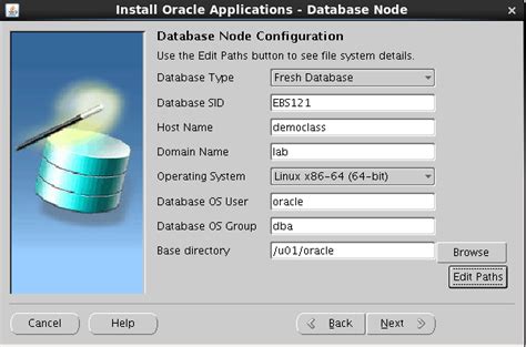 oracle apps r12 1 installation on linux
