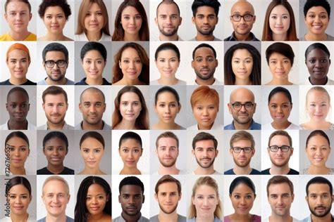 Black History Month Hundreds Of Multiracial People Portraits Headshots