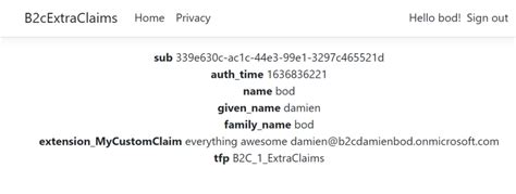 add extra claims to an azure b2c user flow using api connectors and asp core software