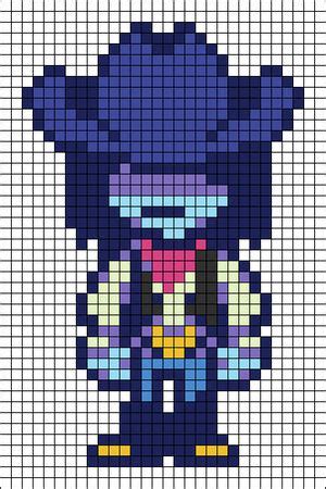 Patterns Pixel Art The Scarlet King The Owl House Deltarune Diy
