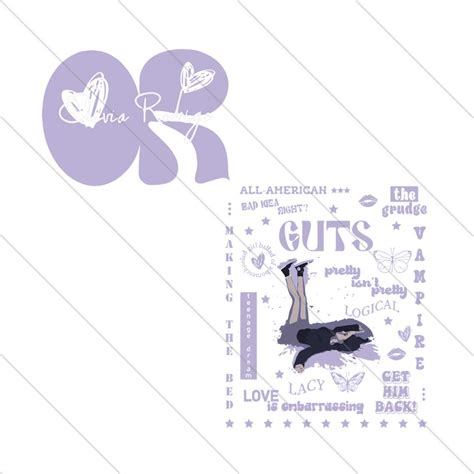 Olivia Rodrigo Guts Pretty Isnt Pretty Svg File Instant Down Inspire