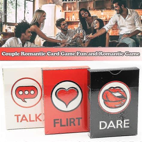 Couple Romantic Card Game Game Deck Talk Or Flirt Or Dare Cards 3 Games