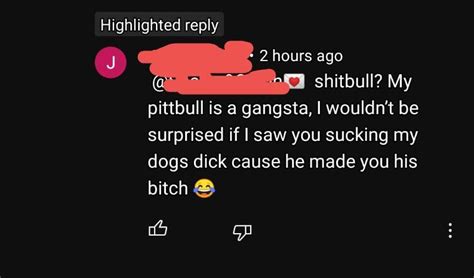 I Told Him That He Should Keep His Pibble On His Property If He Didnt Want Anything Bad To