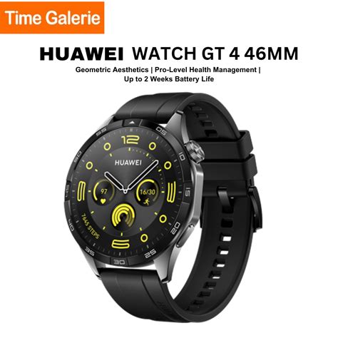 Huawei Watch Gt4 46mm Black Color Men Smart Watch