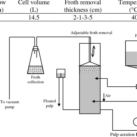 Scheme Of The Laboratory Flotation Cell Used In This Study Download Scientific Diagram