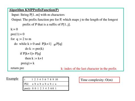 ppt strings and pattern matching algorithms powerpoint presentation