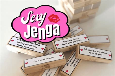 Sexy Jenga Date Night Game For Couples Bold And Bubbly