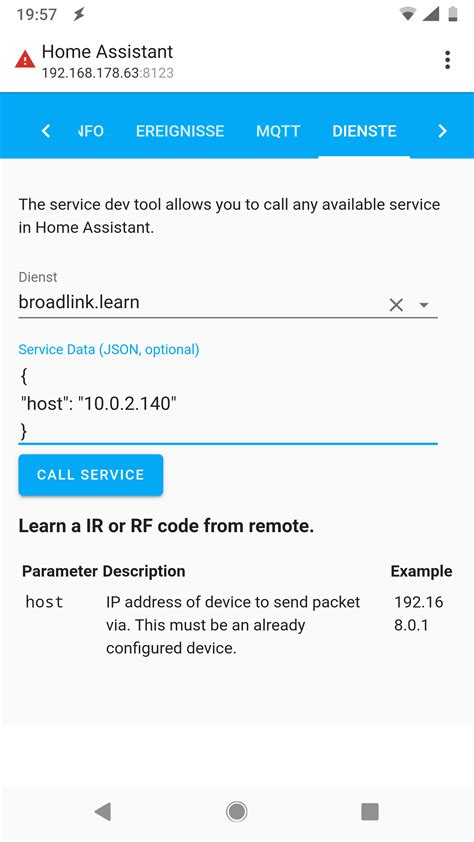 Broadlink Rm Mini 3 Failed To Connect To Device Configuration Home Assistant Community
