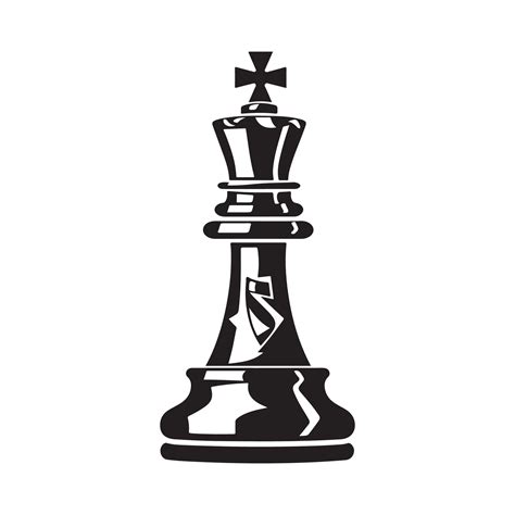 Chess King Vector Art Icons And Graphics 42360339 Vector Art At Vecteezy
