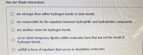 Solved Van Der Waals Interactions Are Stronger Than Either