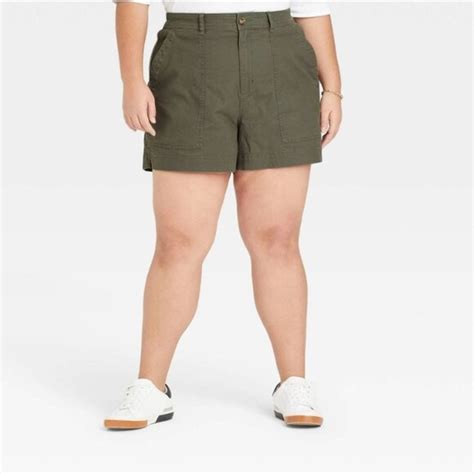 A New Day Shorts A New Day Womens Plus Size Highrise Utility Shorts