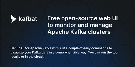 Kafbat Ui Open Source Web Gui For Apache Kafka Management Product Hunt