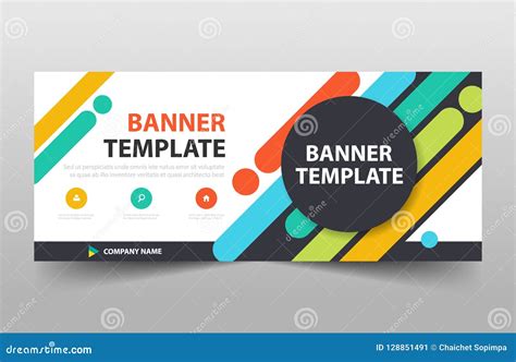 Colorful Creative Business Banner Template Header Cover For Website Design Template Horizontal