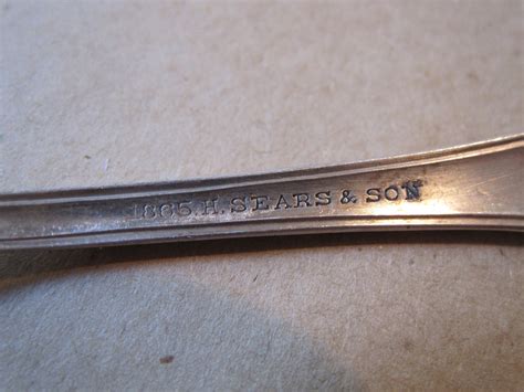 Vintage H Sears And Son Silverplate Flatware Set Art Deco Serving Pieces