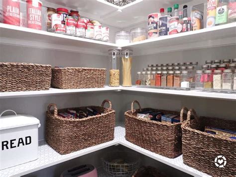 Patterned Shelves Showcase Corner Pantry Ideas Soul And Lane