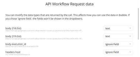 Having Trouble Recieving Data From Backend Workflow Apis Bubble Forum