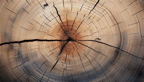Premium Photo Tree Rings Tell The History Of A Forest Growth And