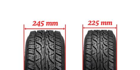 225 Vs 245 Tires Tire Size Compare