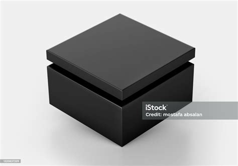 화이트 스퀘어 박스 모형 빈 골판지 용기 3d 렌더링 빛 배경에 격리 0명에 대한 스톡 사진 및 기타 이미지 0명 3차원 형태 건강관리와 의술 Istock