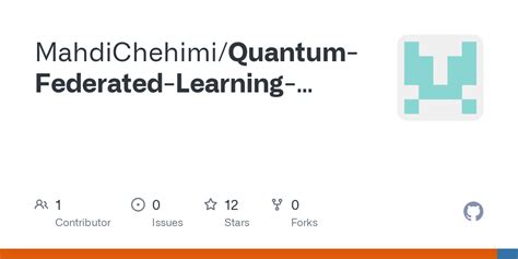 Quantum Federated Learning With Quantum Datacodedatasetgenerationipynb At Main