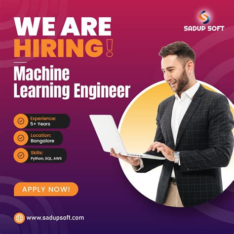 Hiring Hiringnow Jobseekers Freshers Machine Learning Engineer