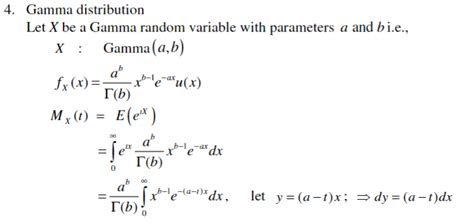 Solved 4 Gamma Distribution Let X Be A Gamma Random Chegg Com