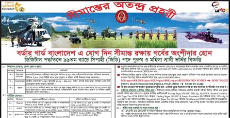 Border Guard Bangladesh Bgb Job Circular 2022 Jobs Master Bd
