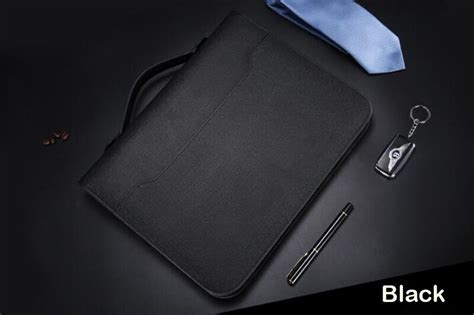 A4 Binder Zipper Office Briefcase Bag Document Fil Grandado