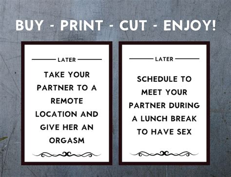 Sex Game Sex Challenges For Her Printable Sexy Card Game Sexytoy For Couples Etsy
