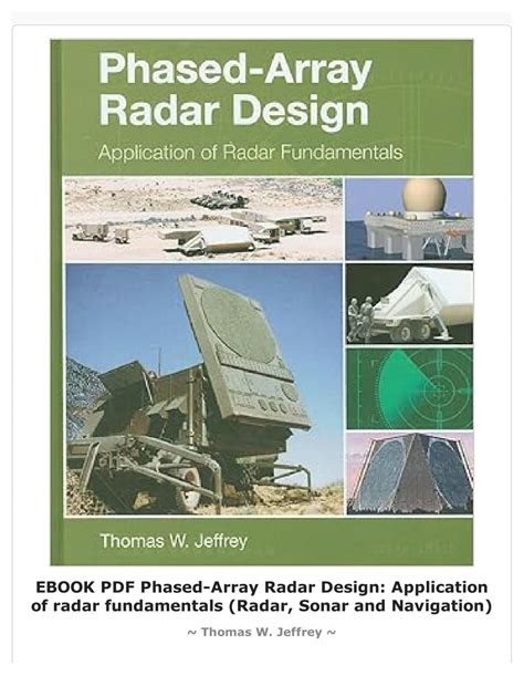 Pdf Free Phased Array Radar Design Application Of Radar Fundamentals Radar Sonar And