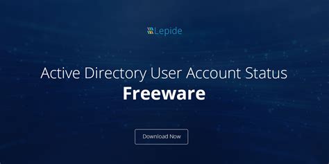 Active Directory User Account Status Lepide Freeware