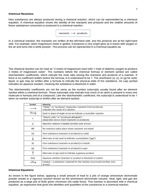 Gen Chem 1 Module 3 Lesson 3 Pdf Chemical Reactions Chlorine
