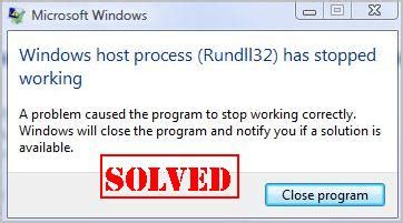 Fixed Windows Host Process Rundll32 Has Stopped Working Driver Easy