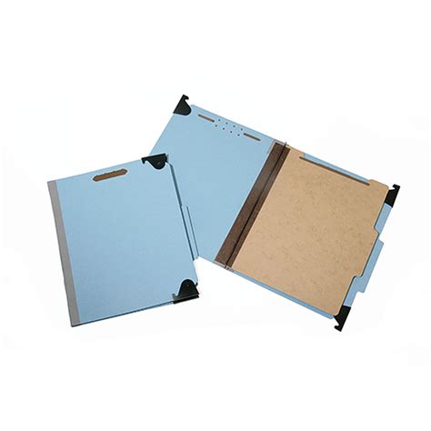 Hanging Classification File Folders 1 Divider 4 Sections Letter Light Blue Abel Supply