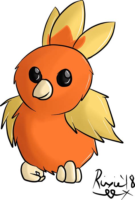 Download Torchic Cartoon Full Size Png Image Pngkit