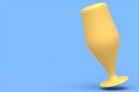 파란색 단색 배경에 격리된 신선한 생맥주의 서리가 내린 유리 0명에 대한 스톡 사진 및 기타 이미지 0명 3차원 형태