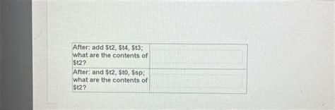 Solved Given The Mips Register Data Data Declaration And