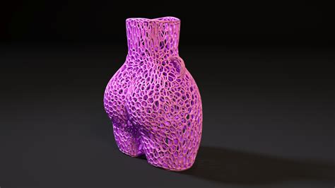 3d File Vase Butt・3d Printing Design To Download・cults