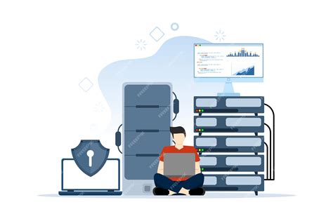 Premium Vector Vector Illustration About The Concept Of Database Security Or Data Center And