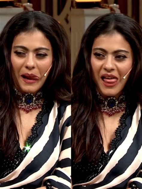Kajol Finding Dried Cum On Her Lips And Savoring The Taste Scrolller