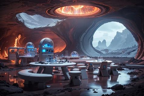 Premium Ai Image Quantum Biological Computing Lab