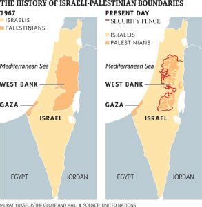 Israel Maps Pre 1967 And Present Borders Together With Israel יחד עם ישראל