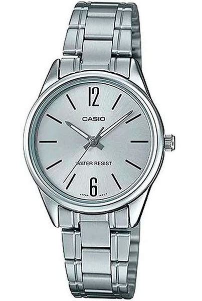 Кварцевые женские наручные часы Casio Collection Ltp V005d 7b на металлическом браслете купить
