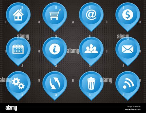 Vector Clock Map Pointer Hi Res Stock Photography And Images Alamy